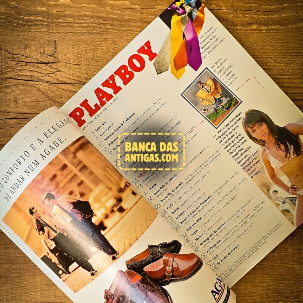 Revista Playboy Edição Leila Lopes Março 1997 Banca Das Antigas 8519