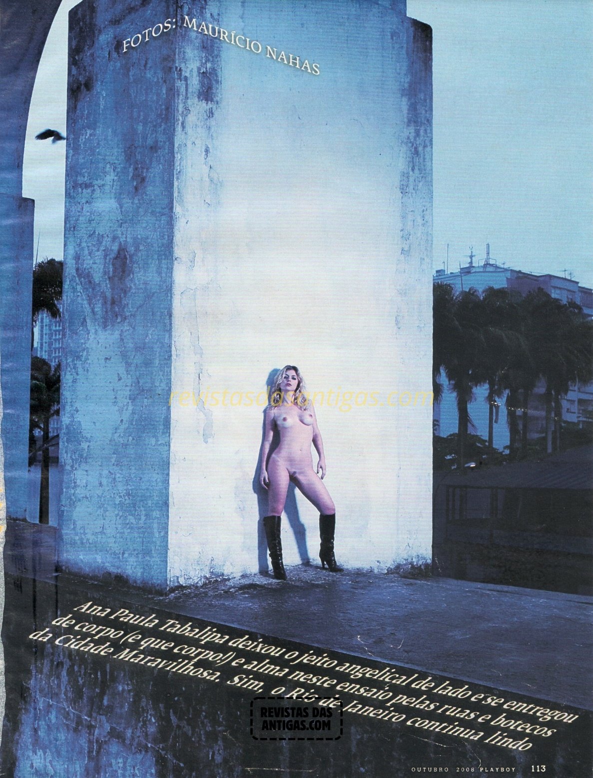 Ana Paula Tabalipa em Fotos Nuas Restauradas e Sem Censura